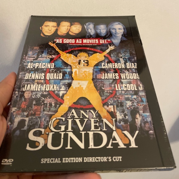 Media | Any Given Sunday Dvd 1999 Al Pacino Dennis Quaid Cameron Diaz ...